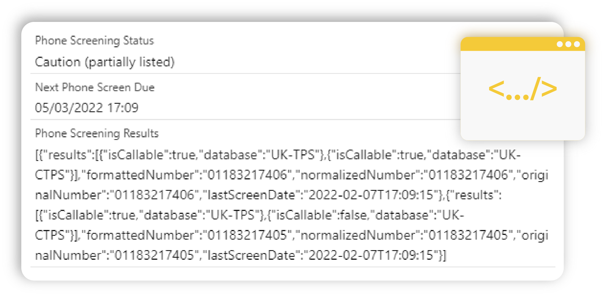 Salesforce TPS & CTPS Screening | PhoneTools by ProvenWorks
