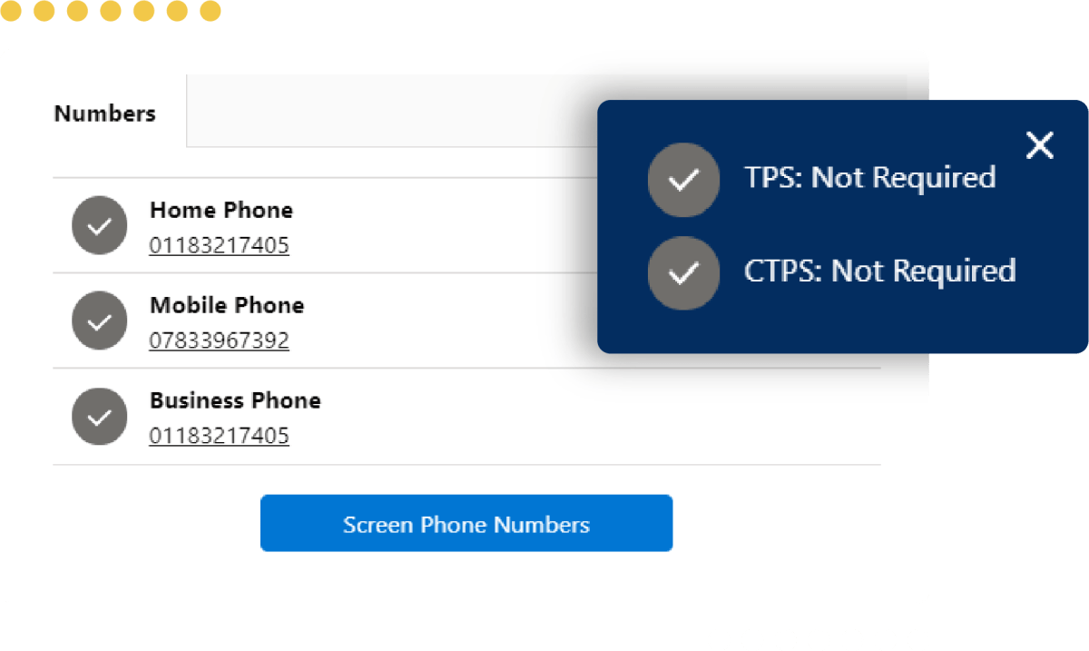 Salesforce TPS & CTPS Screening | PhoneTools by ProvenWorks