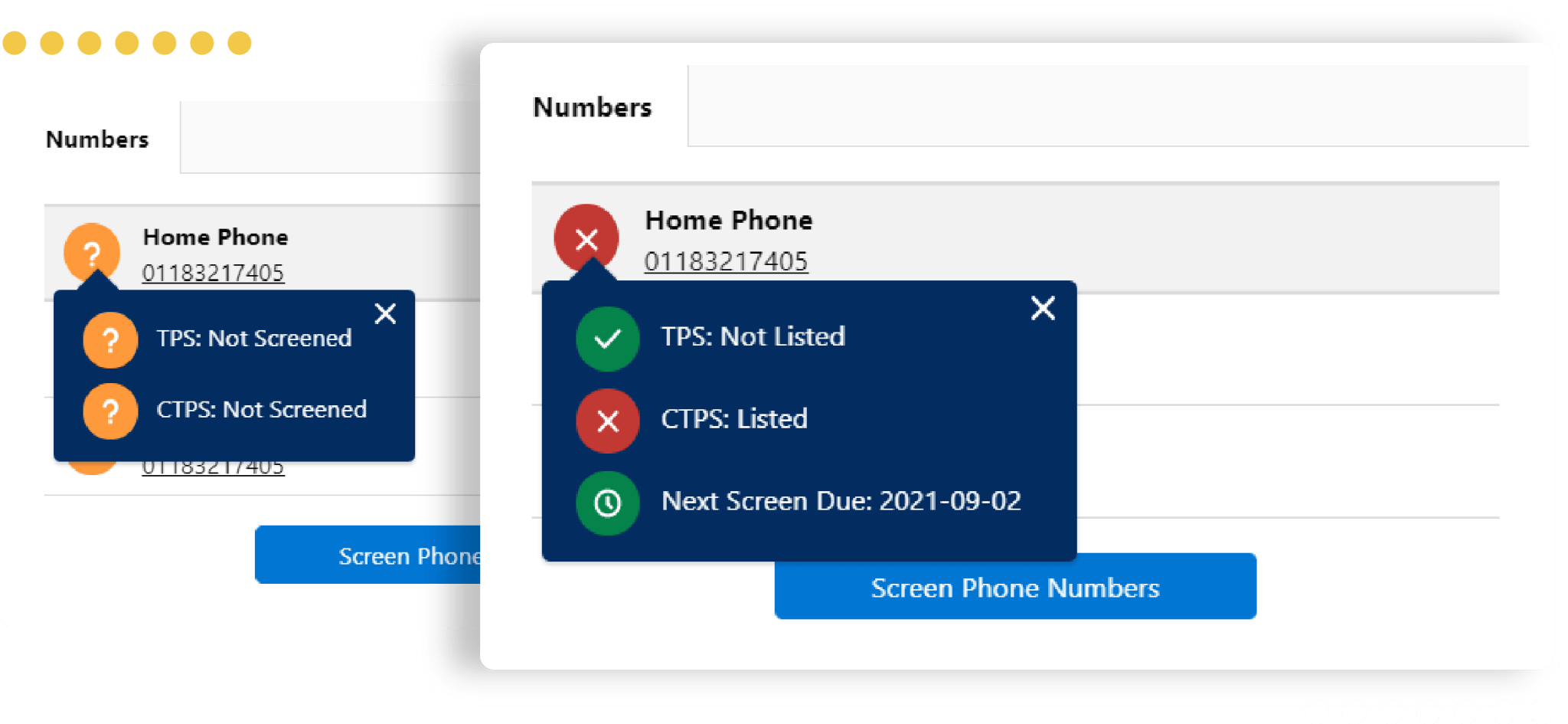 Salesforce TPS & CTPS Screening | PhoneTools by ProvenWorks