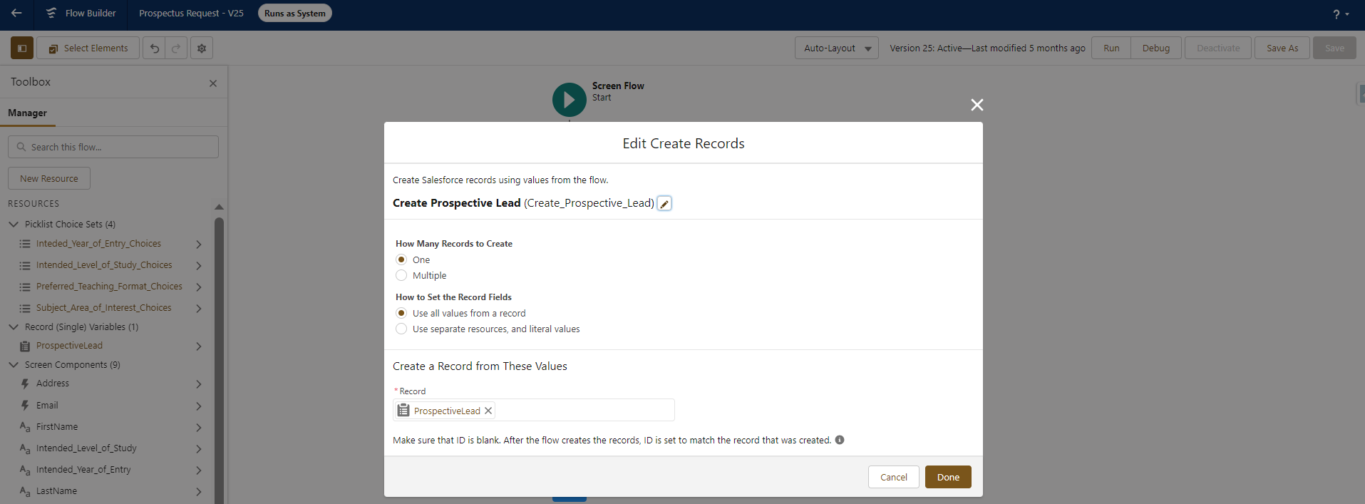 Create a public prospectus request form with address verification using ...